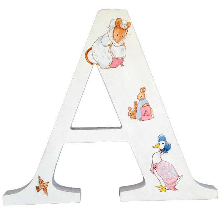 Beatrix Potter Alphabet Letters