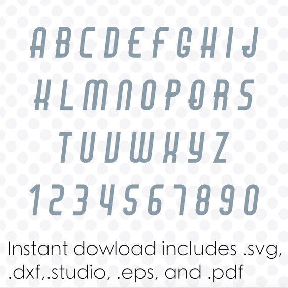 Flight font svg file alphabet instant download zipped .dxf