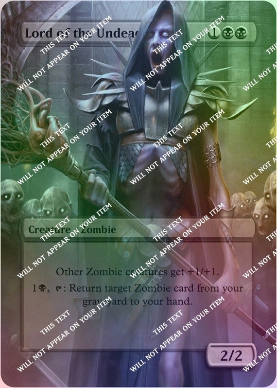 Lord of the Undead Magic Casual Play Only MTG by LethixGaming