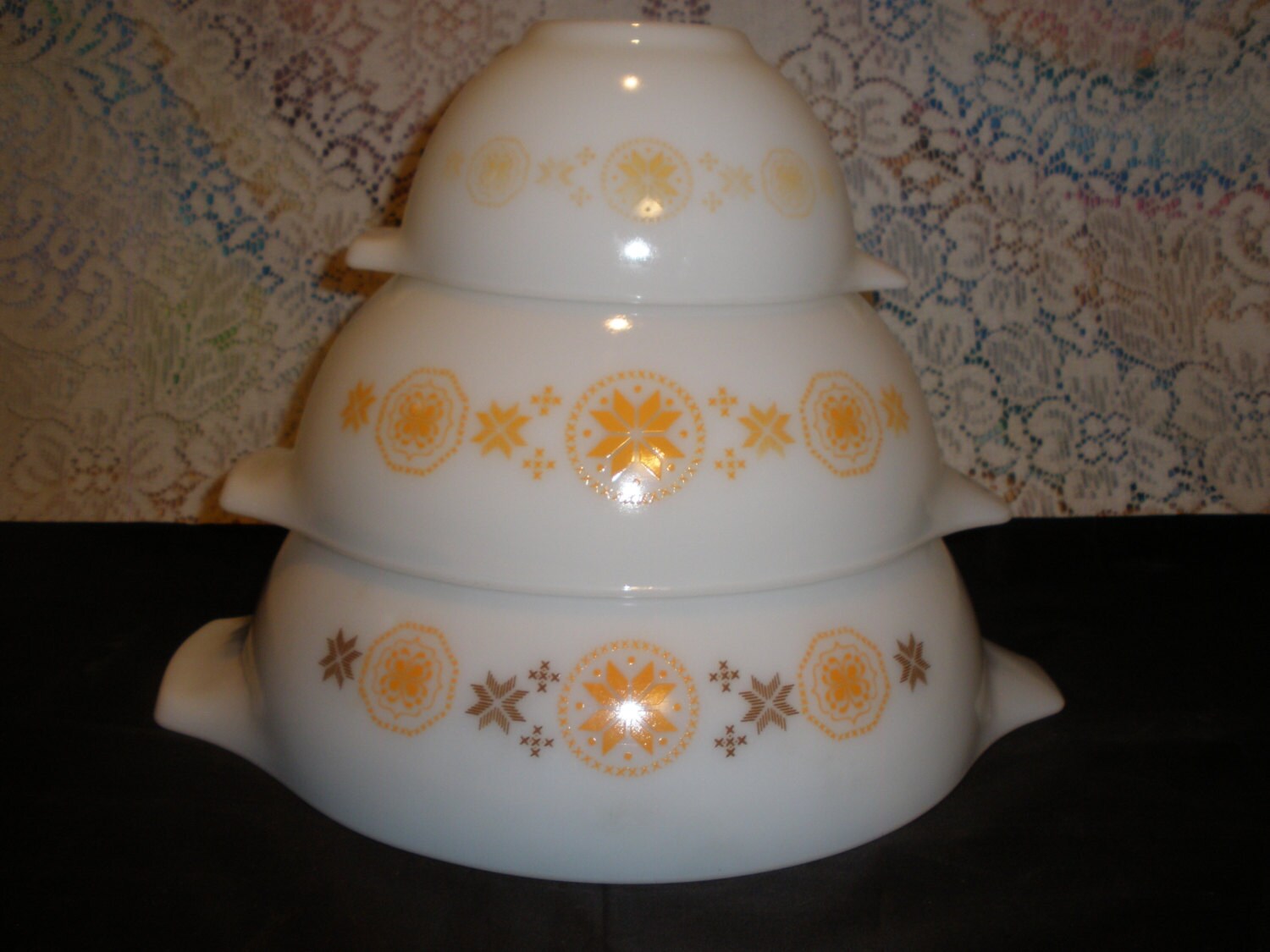 Pyrex Town & Country Cinderella Bowls Vintage 1960’s Kitchen Mixing ...