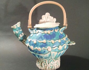 Handbuilt teapot | Etsy