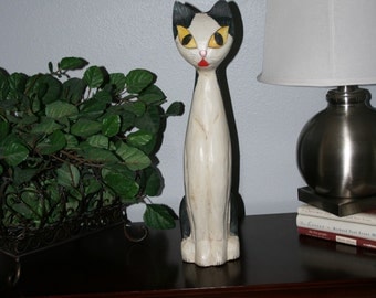 Tall cat statue | Etsy