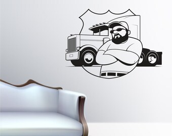 18 wheeler decals | Etsy