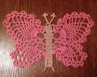 Butterfly doily | Etsy