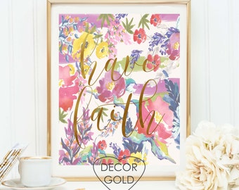 Faith poster | Etsy