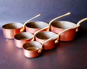 Copper cooking pan | Etsy