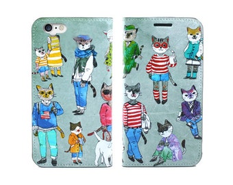 Unique cute cat phone case related items | Etsy