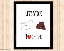 Unique stick together related items | Etsy