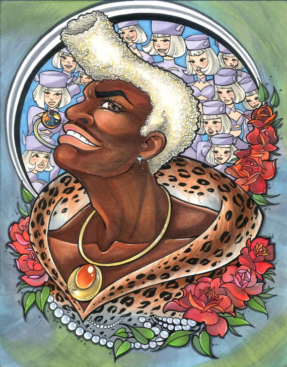 Ruby Rhod The Fifth Element Print