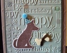 Unique dog bone card related items | Etsy