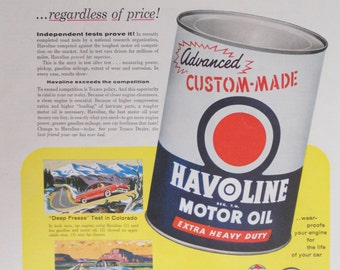 Vintage motor oil | Etsy