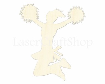 Cheerleader cutout | Etsy