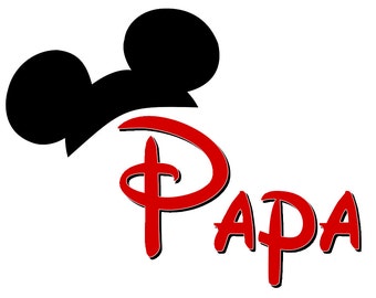 Mickey mouse papa | Etsy