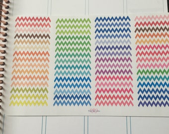 Chevron stickers | Etsy
