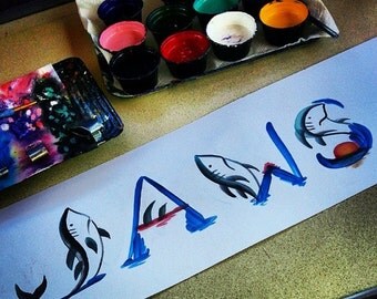 Orlando Artist. I can handpaint Any Name by MSCustomCalligraphy