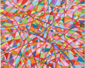 Abstract string art | Etsy