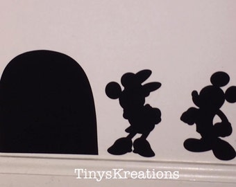 Mouse hole decal | Etsy