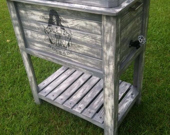 Wooden ice chest | Etsy