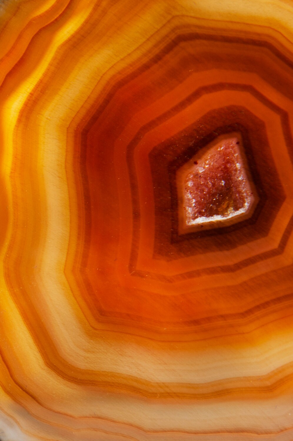 Orange Geode Photo Print Geode Photography Orange Natural