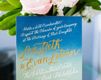 Split invitation | Etsy