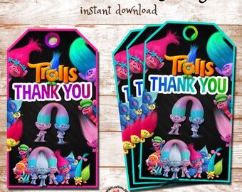 Trolls labels | Etsy