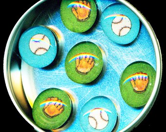 Baseball magnets | Etsy