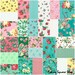Tula Pink FLUTTERBY Fabric Charm Square Kit by materialgirlchic