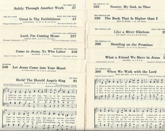 Song book pages | Etsy