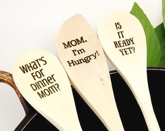 Unique custom wooden spoon related items | Etsy