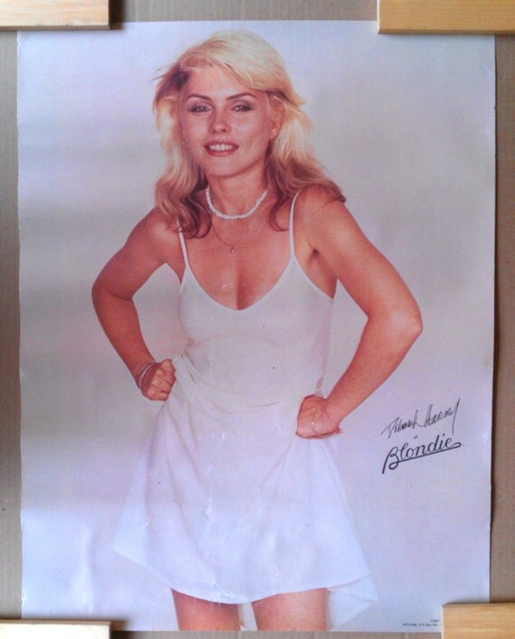 Vintage Debbie Harry Poster 1979 Blondie By Electronicrevolution