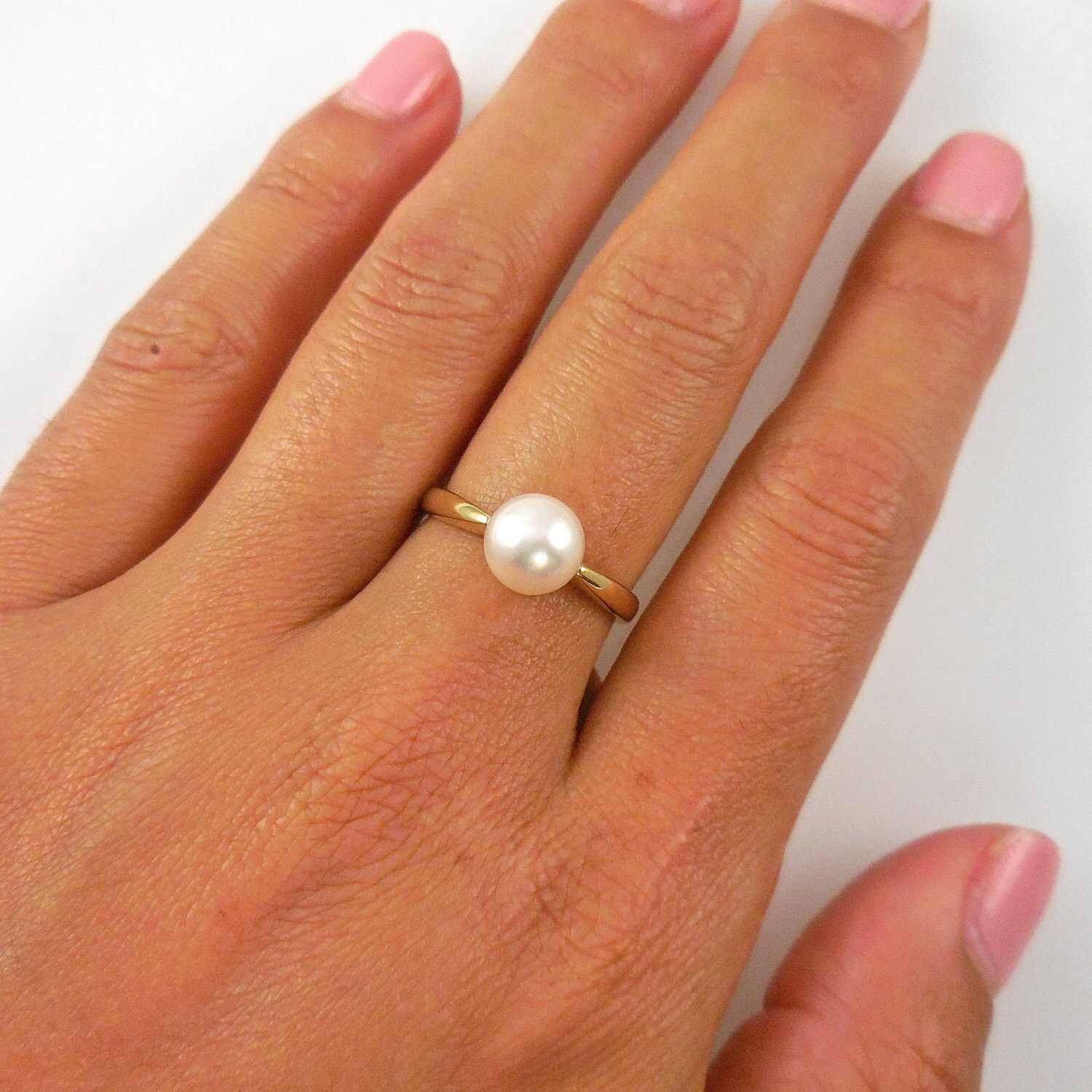 Simple Pearl Ring Settings at James Ivery blog