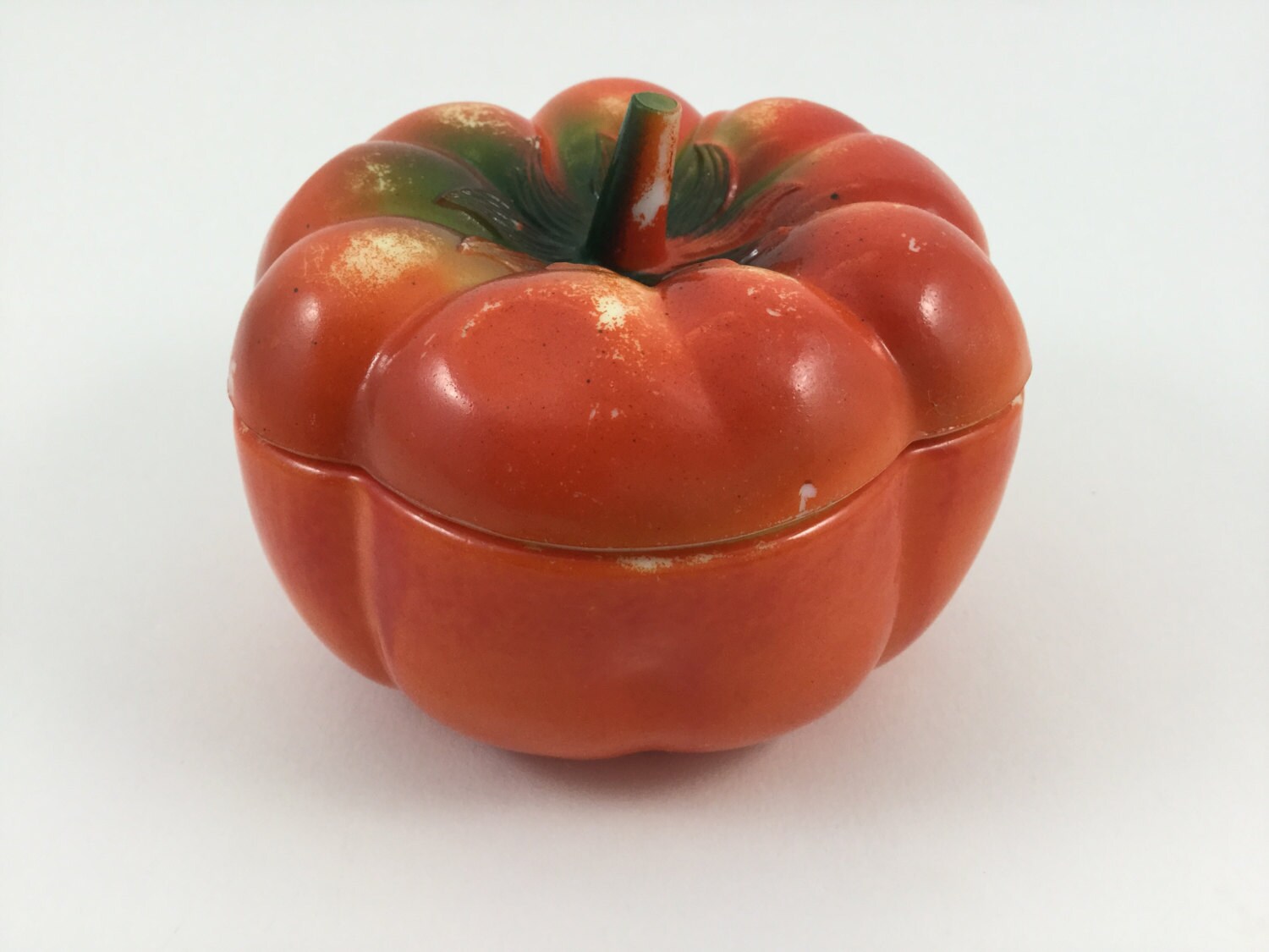 Vintage Tomato Tomatoe Jam Jelly Covered Dish Pot Pyrex Milk