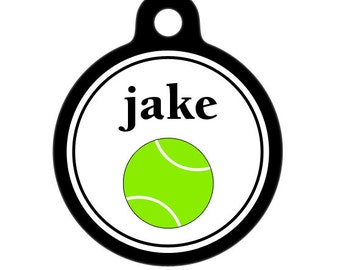 Tennis name tags | Etsy