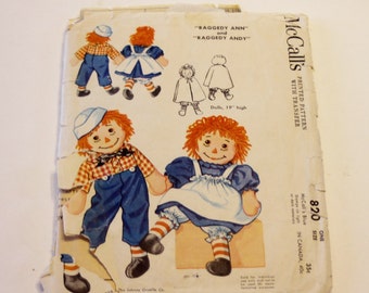Raggedy ann pattern | Etsy