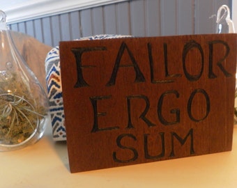 Name Plaque Custom pyrography sign for driveway by SignsOFire