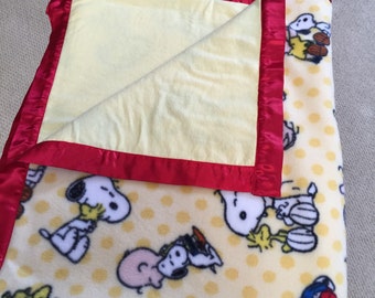 Snoopy baby blanket | Etsy