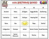 Custom Bingo Games Fun Creative Shower & by BuyMeSomeHappiness