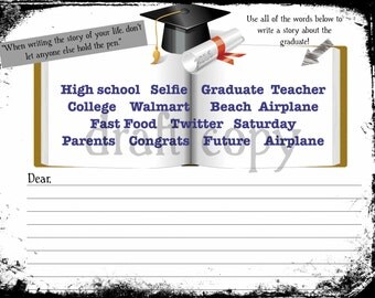 College Graduation Party Game-Who knows the graduate the best