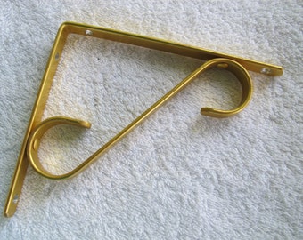 Gold shelf brackets | Etsy