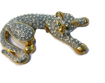 Leopard brooch pin | Etsy