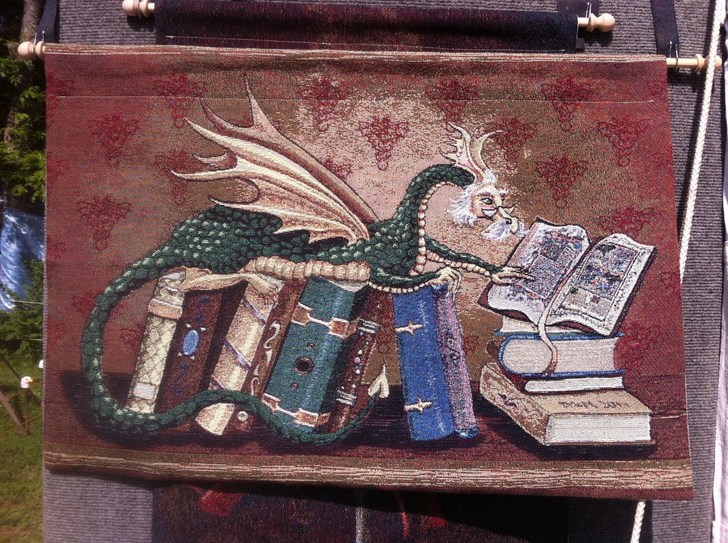 The Librarian. A wise dragon