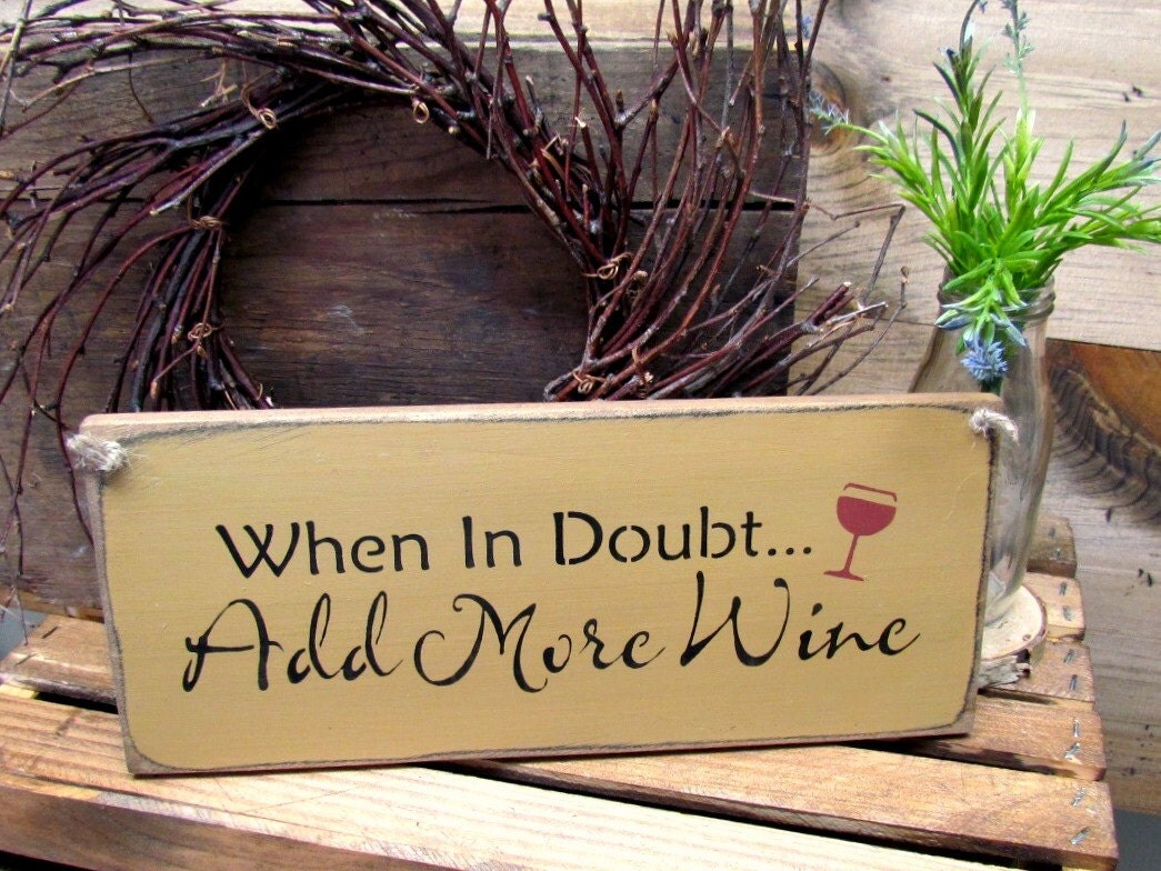Gift for mom wine lover sign wooden wine sign cooking by Woodticks