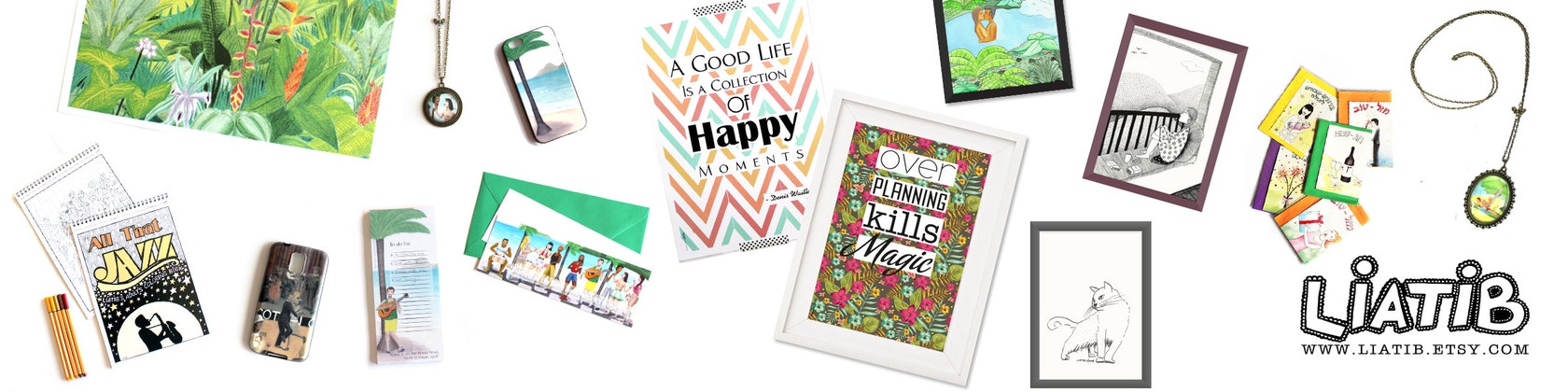 Illustrations illustrated items & graphic designs by liatib