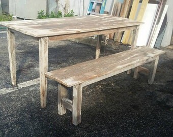 Primitive farm table | Etsy