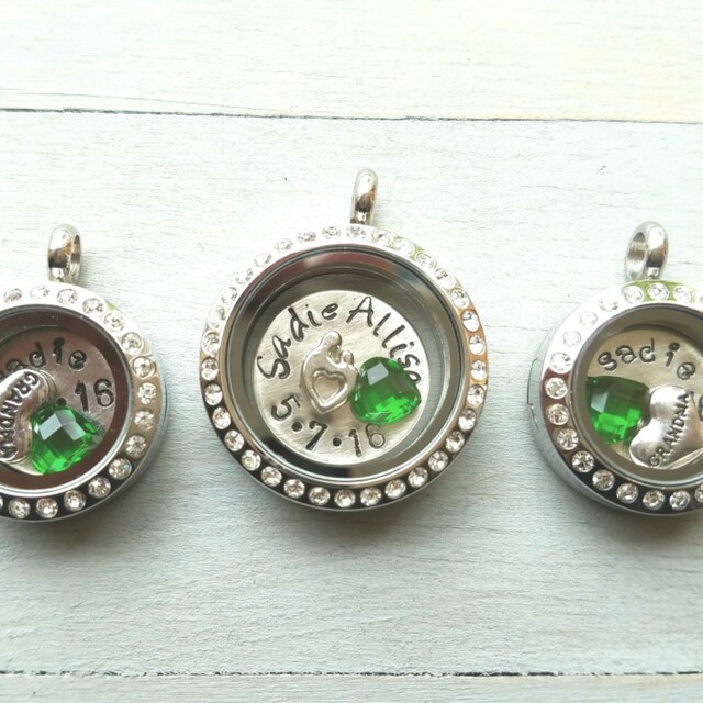 Memory Lockets Floating Charms by MyStonebridgeDesigns on Etsy
