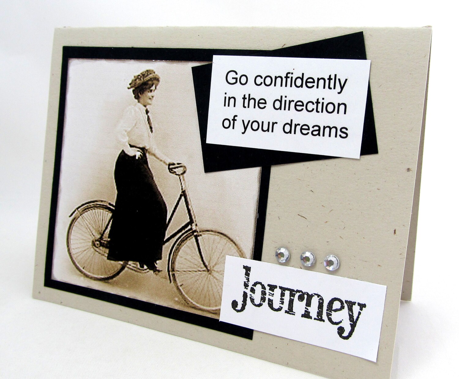 Graduation Card Feminine Graduation Card by PrettyByrdDesigns