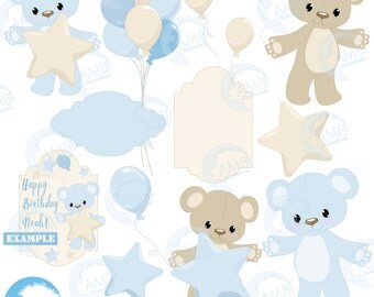 Baby boy clipart | Etsy