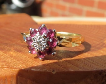 Ruby engagement ring | Etsy