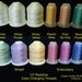 UV Reactive Color Changing Threads: Embroidery and Serger