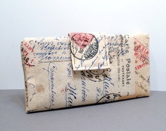 Items similar to Eco Chic Fused Plastic Billfold Wallet from Upcycled ...